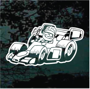 Go Kart Racer Decals & Car Window Stickers | Decal Junky