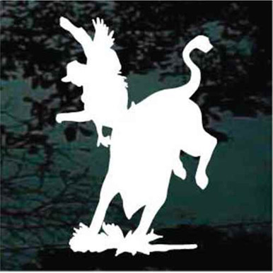 Bucking Bull Rider Car Window Decals & Stickers | Decal Junky