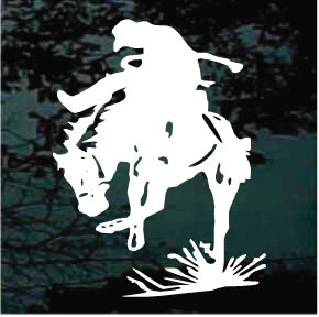 Bronco Rider Car Window Decals & Stickers | Decal Junky