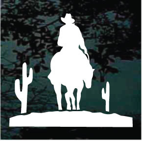 Cowboy decals & stickers for cars & windows | Decal Junky