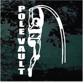 Pole Vault 03 Decals & Car Window Stickers | Decal Junky