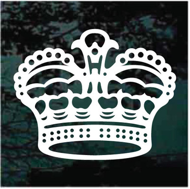 Elegant Jeweled Crown Car Decals & Window Stickers | Decal Junky