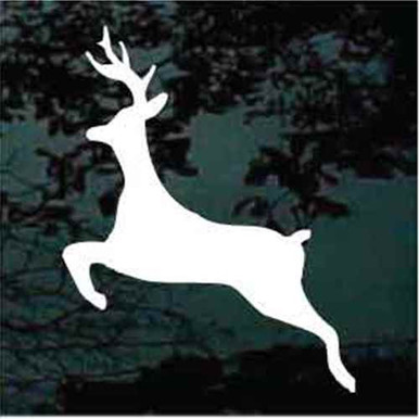 Deer Decals - Leaping Deer - DecalJunky