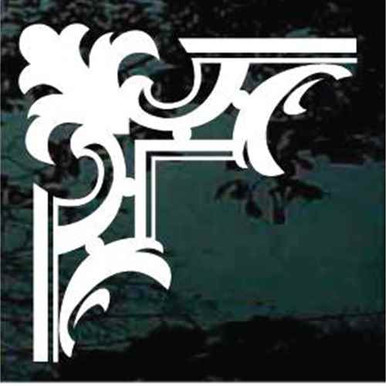 Corner Decals & Window Stickers - Corner Decal Design #11