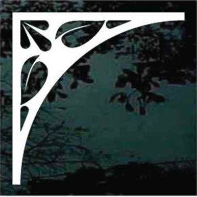 Leaf Corner Decals & Window Stickers | Decal Junky