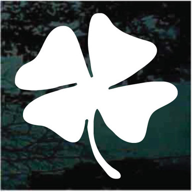 Single Shamrock Car Decals & Stickers | Decal Junky
