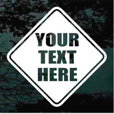 Custom On Board Sign Decals & Car Window Stickers | Decal Junky