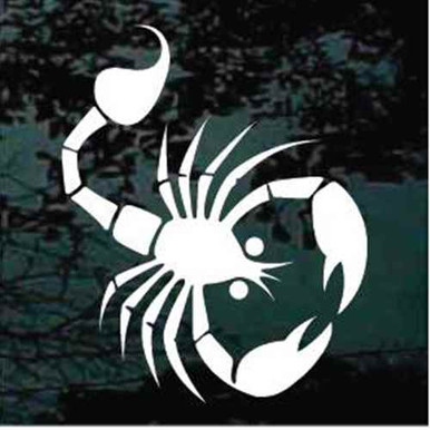 Scorpion Icon Decals & Car Window Stickers | Decal Junky