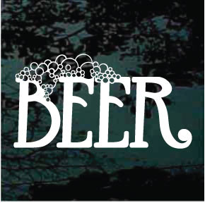 Beer Sign Decals | Beer Stickers | Decal Junky Stick 'Em Up!