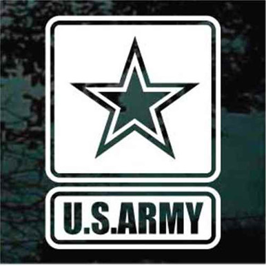 US Army Logo Car Window Decals & Stickers | Decal Junky