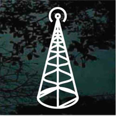 Wireless Tower Signal Stickers & Decals | Decal Junky