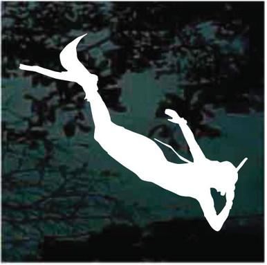 Deep Diver Scuba Diving Car Decals & Window Stickers | Decal Junky