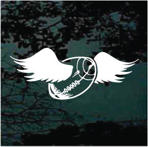 Football with Wings Car Decals & Window Stickers | Decal Junky