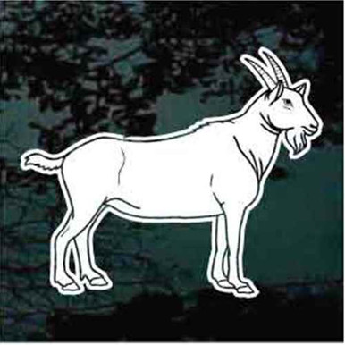 Billy Goat Standing Decals & Car Window Stickers | Decal Junky