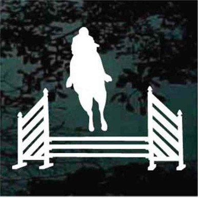 Equestrian Jump Horse Jumping Decals & Stickers | Decal Junky