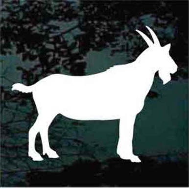 Solid Billy Goat Standing Decals & Car Window Stickers | Decal Junky