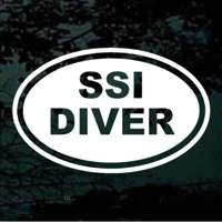 SSI Diver Oval Car Decals & Window Stickers | Decal Junky