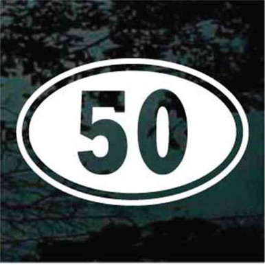 Ultra-Marathon 50 Car Decals & Window Stickers | Decal Junky