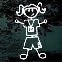 Stick Family Girl Phtographer Decals Custom Vinyl Stickers | Decal Junky
