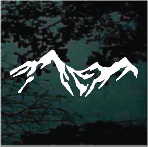 Mountain Decals & Stickers Design 03 - Decal Junky