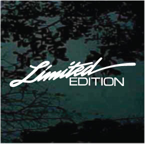 Limited Edition Car Decals & Window Stickers | Decal Junky