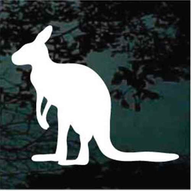 Sitting Kangaroo Car Decals & Stickers Customized | Decal Junky