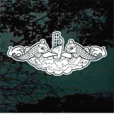 US Navy Submarine Service Car Window Decals & Stickers | Decal Junky