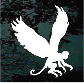 Flying Monkey Car Decals & Window Stickers | Decal Junky