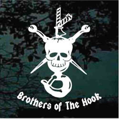 Brothers Of The Hook Decals | Decal Junky Stick 'Em Up!