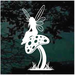 Fairy Mushroom Decals & Stickers for Cars, Trucks, and Windows