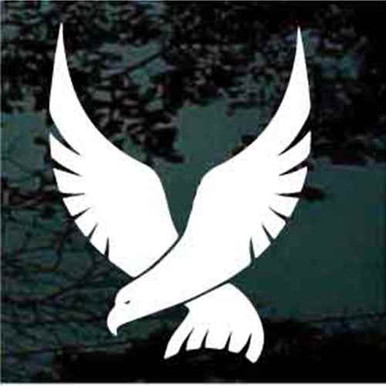 Swooping Falcon Decals & Car Window Stickers | Decal Junky