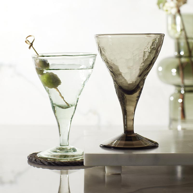 Glass Goblet - Fog - [Wholesale]Santa Barbara Design Studio