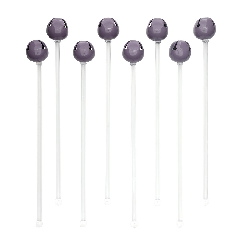 Jingle Bell Stir Sticks - Lilac - [Wholesale]Santa Barbara Design Studio