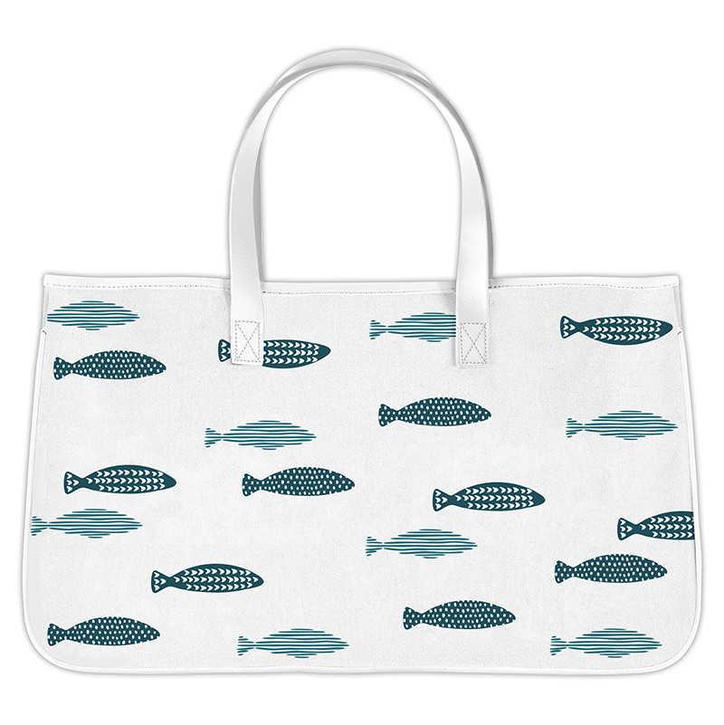 Canvas Tote - Coastal Fish - [Wholesale]Santa Barbara Design Studio