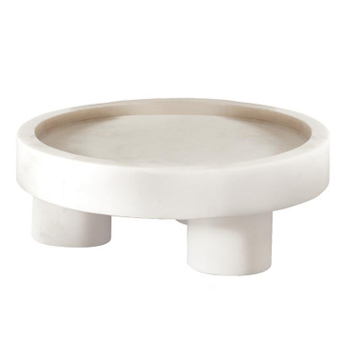 Marble Footed Tray - White - [Wholesale]Santa Barbara Design Studio