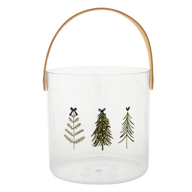 Acrylic Bucket - Trees - [Wholesale]Santa Barbara Design Studio
