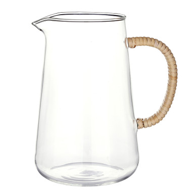 Rattan Handle Pitcher - Tall - [Wholesale]Santa Barbara Design Studio