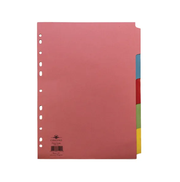 Concord A4 5-Part Subject Dividers - Making IT Green