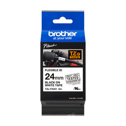 Brother TZE-FX251 Black on White Lamination Tape - Making IT Green
