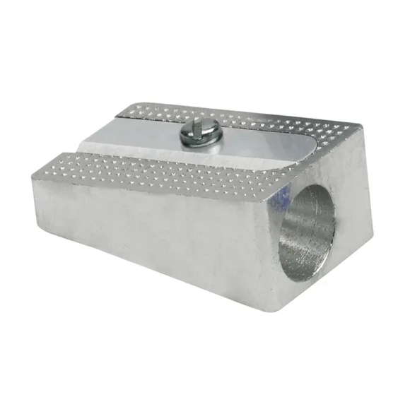 Metal Single Hole Pencil Sharpener - Making IT Green