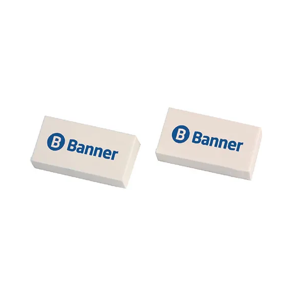 Banner Small Office Pencil Eraser White Pk 30 - Making IT Green