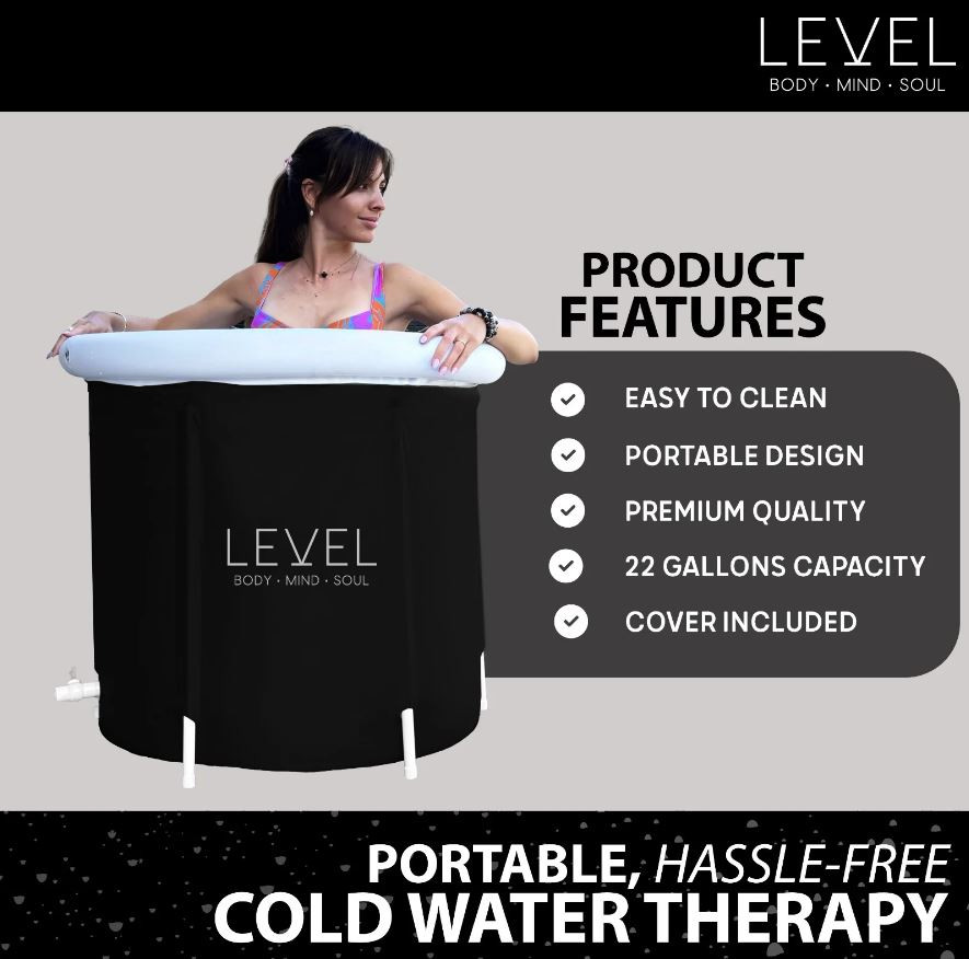 LEVEL Inflatable Portable Ice Bath