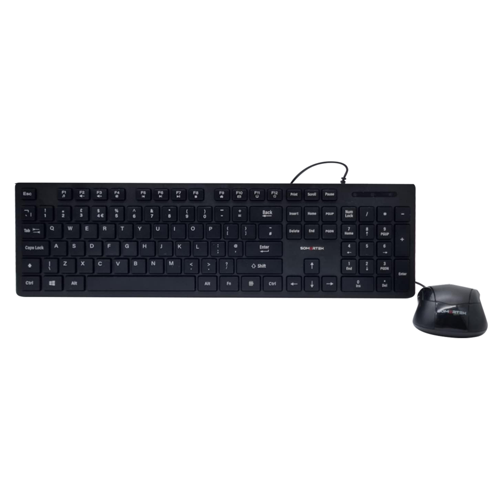 Somertek SC735 USB Wired Keyboard & Mouse Combo Set
