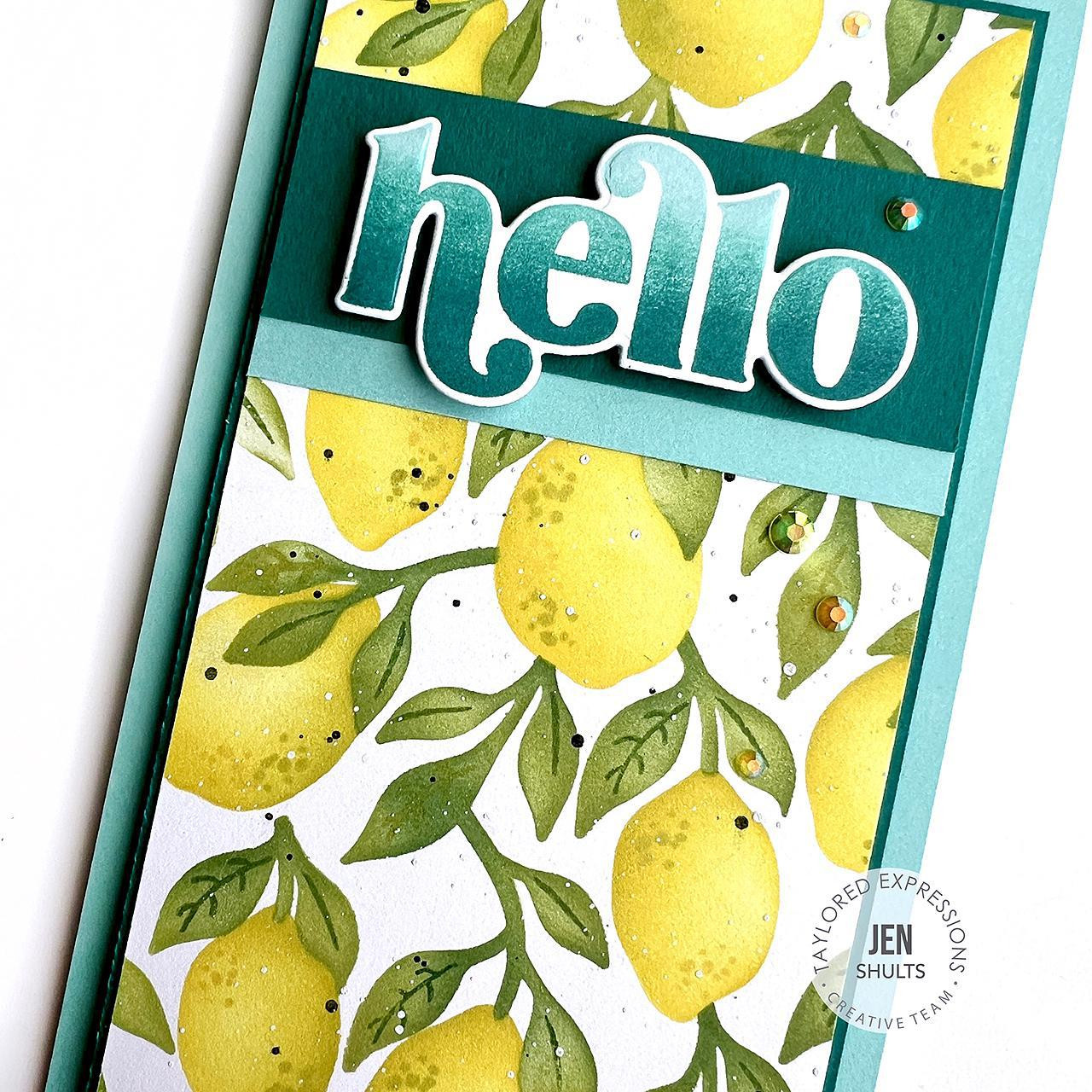 Get the Word Out - Hello Coordinating Dies