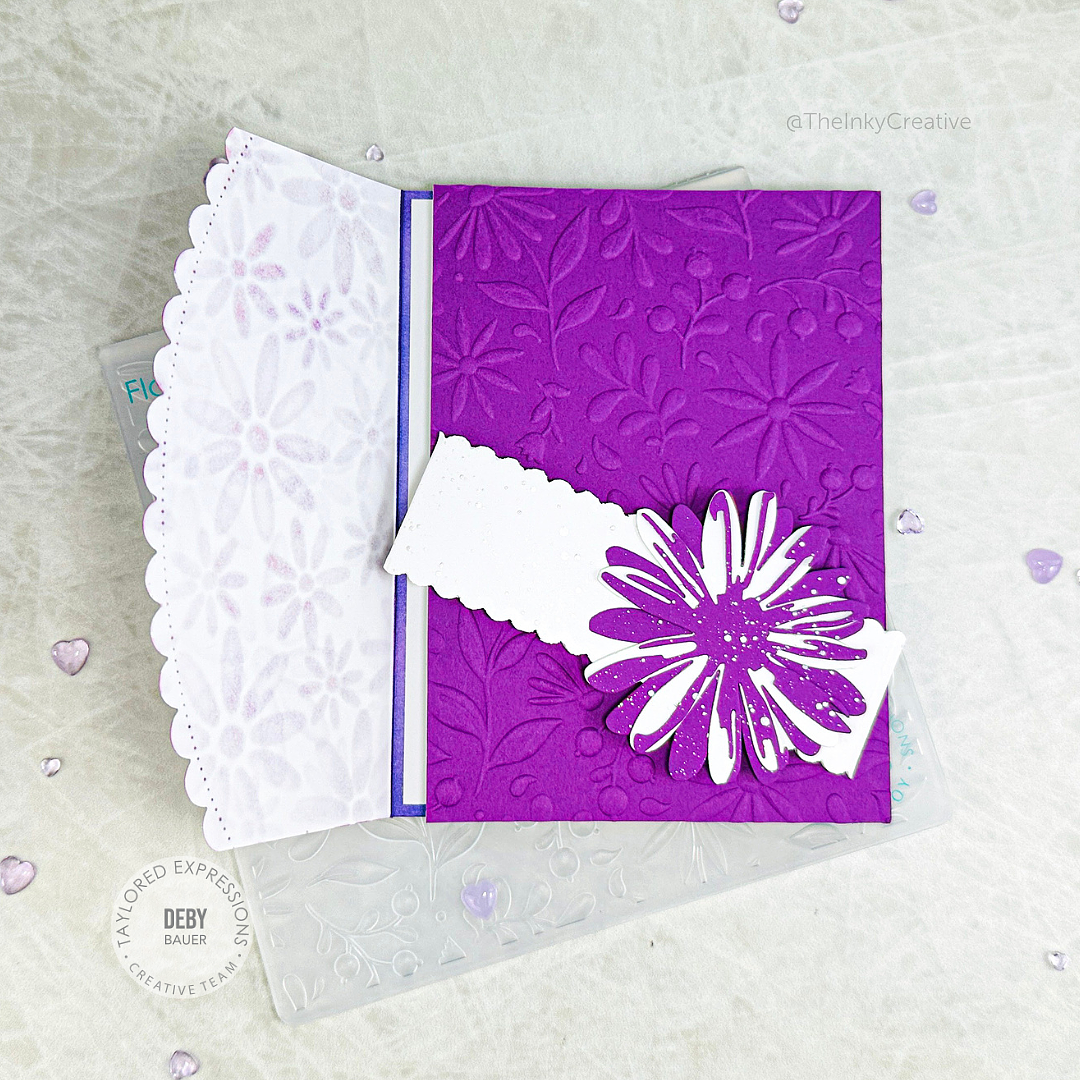 Flower Fields 3D Embossing Folder