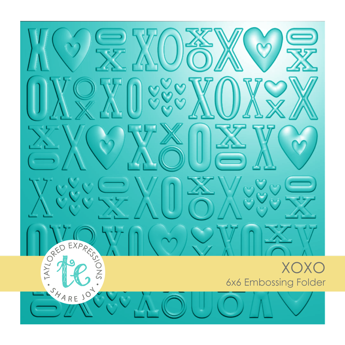 Sketched Hearts 3D Embossing Folder