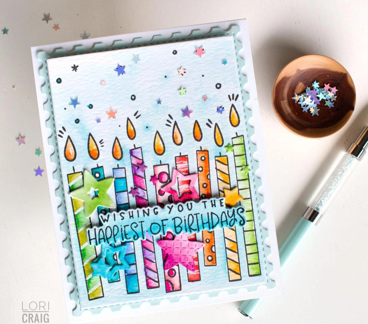 Watercolor Panels - Birthday
