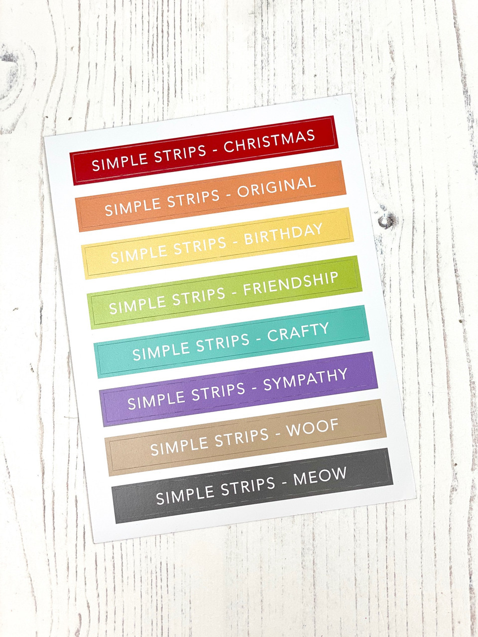 Simple Storage Stickers