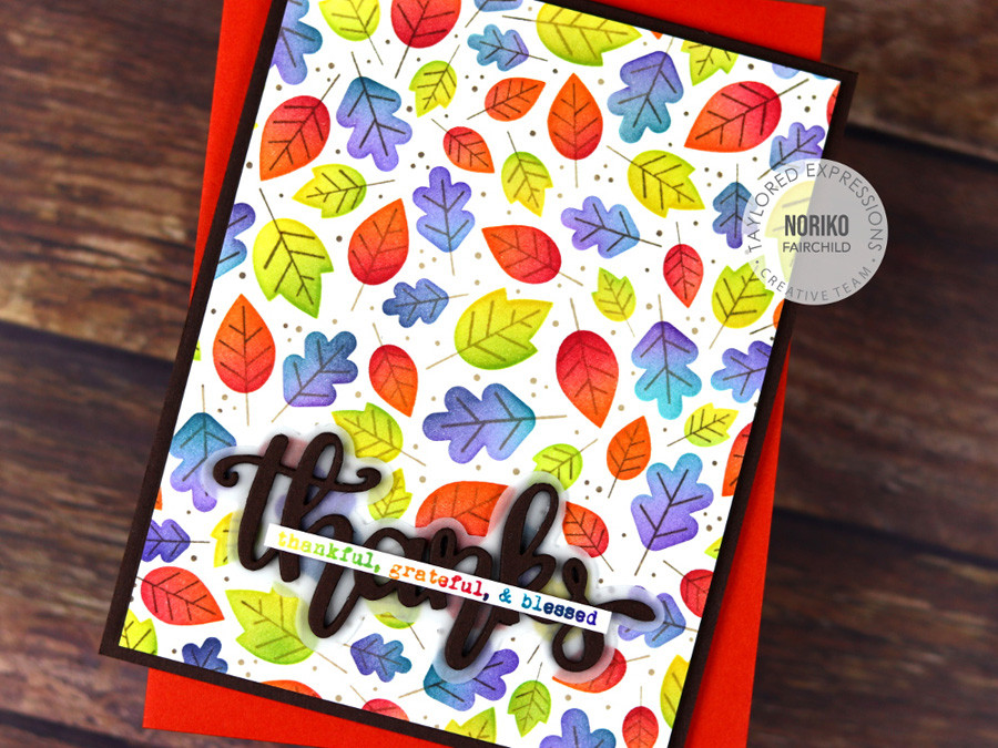 Fall Foliage Stamp & Stencil Combo