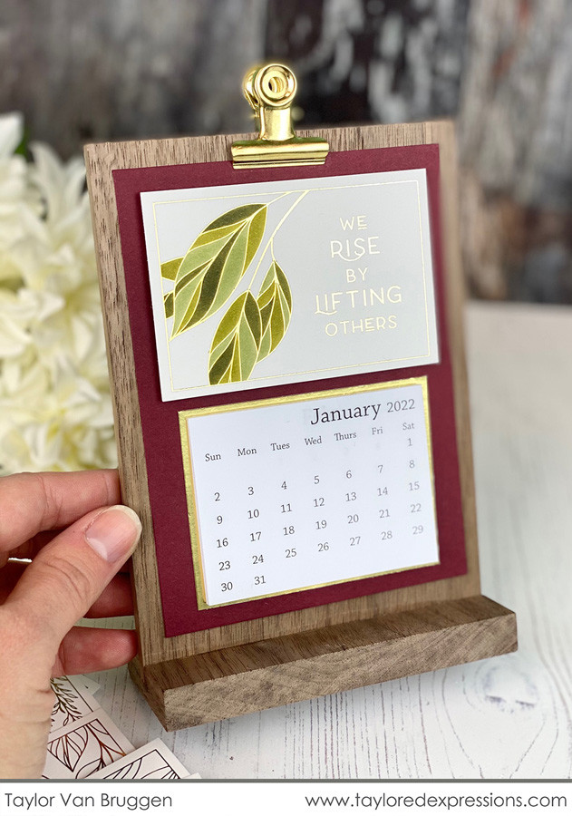 Clipboard Calendar Cards - Sweet